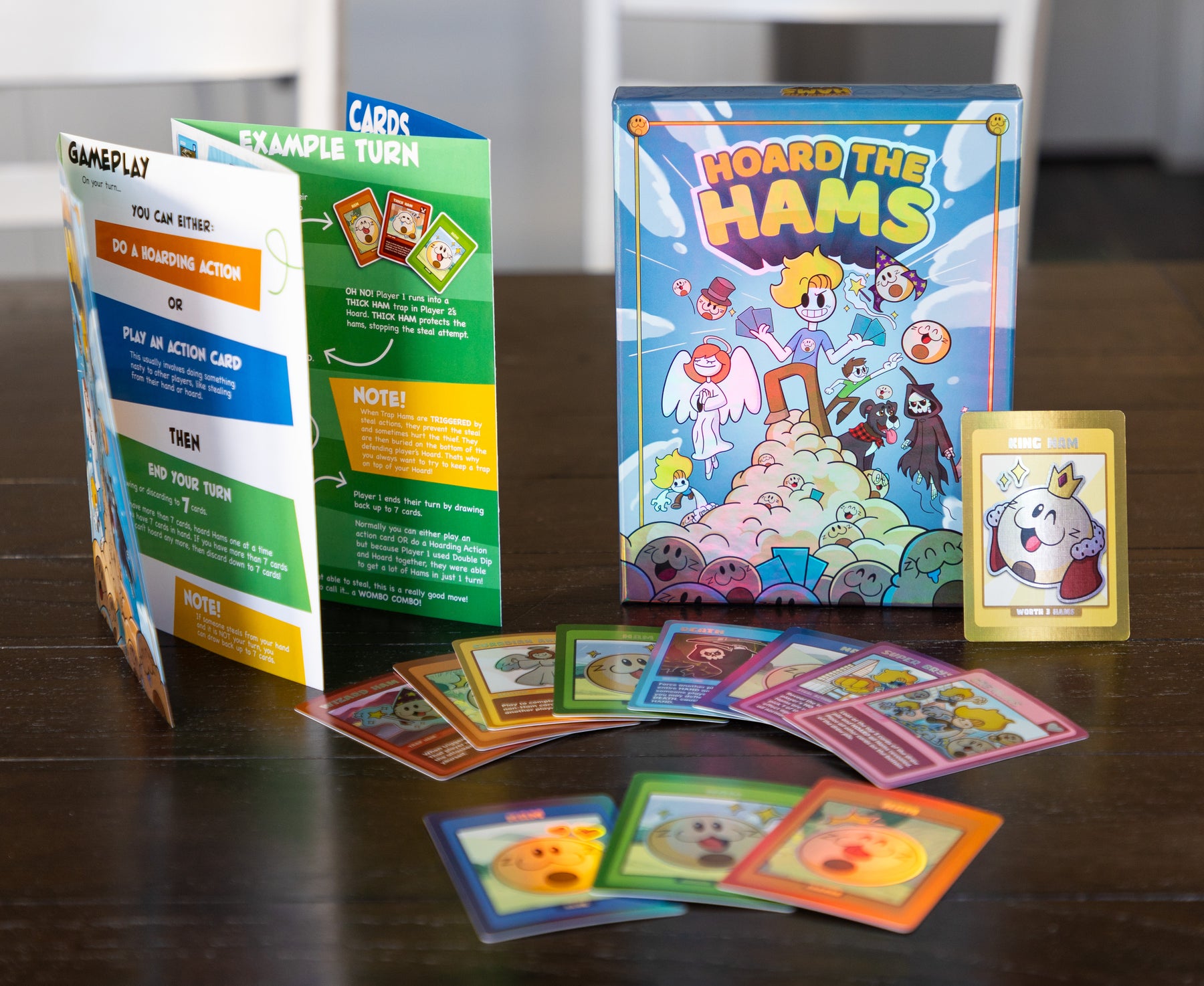 Deluxe Holographic edition of Hoard the Hams – Wombo Combo Games