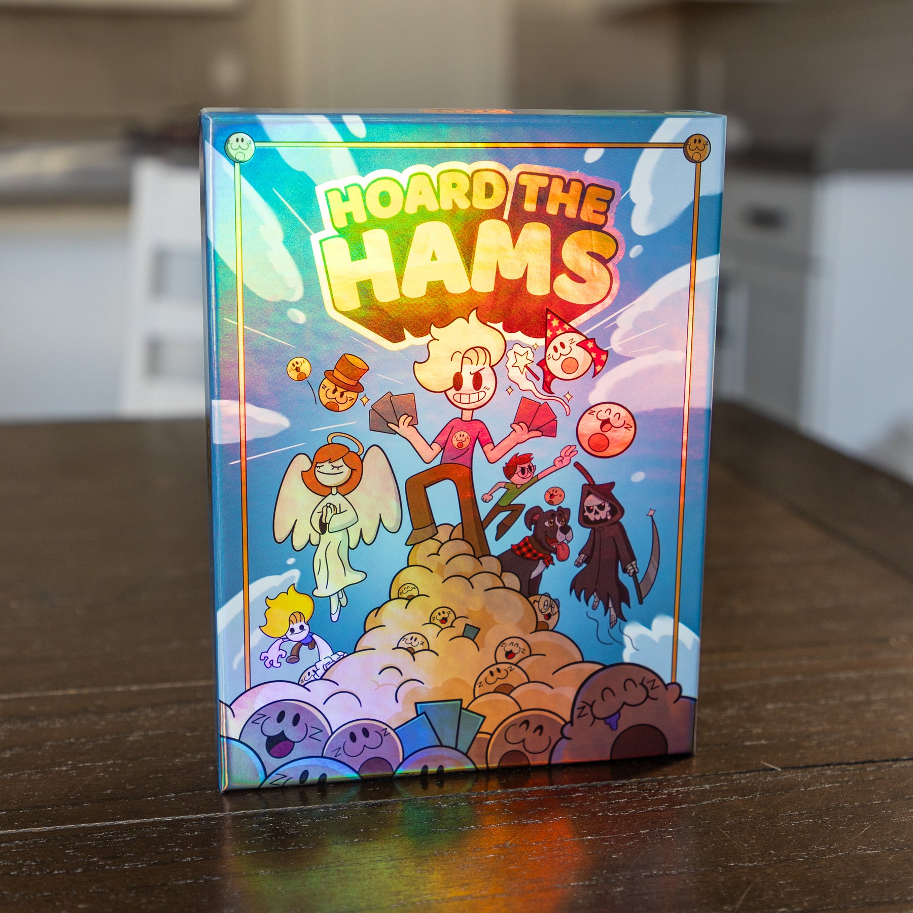 Deluxe Holographic edition of Hoard the Hams – Wombo Combo Games